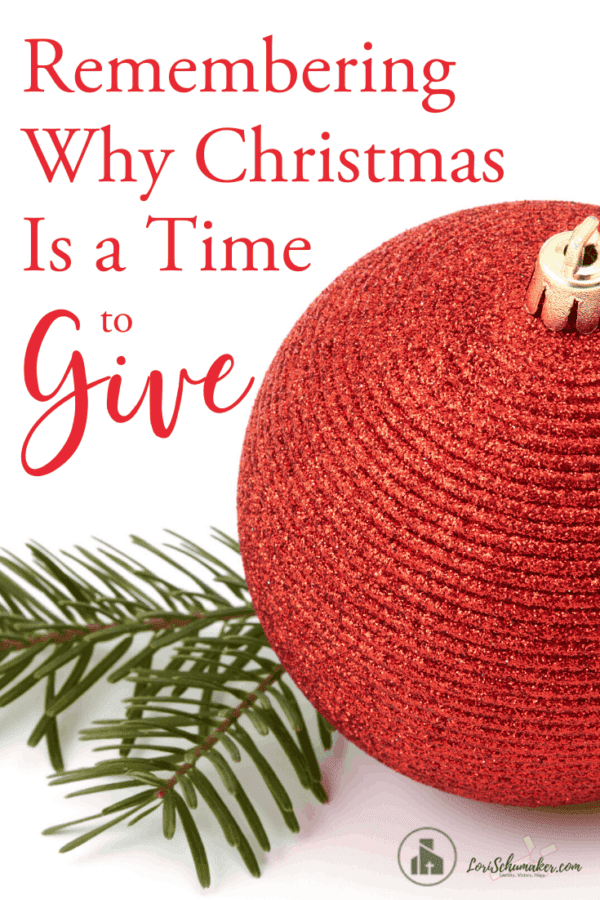 Christmas Is a Time to Give — But Do We Remember Why?